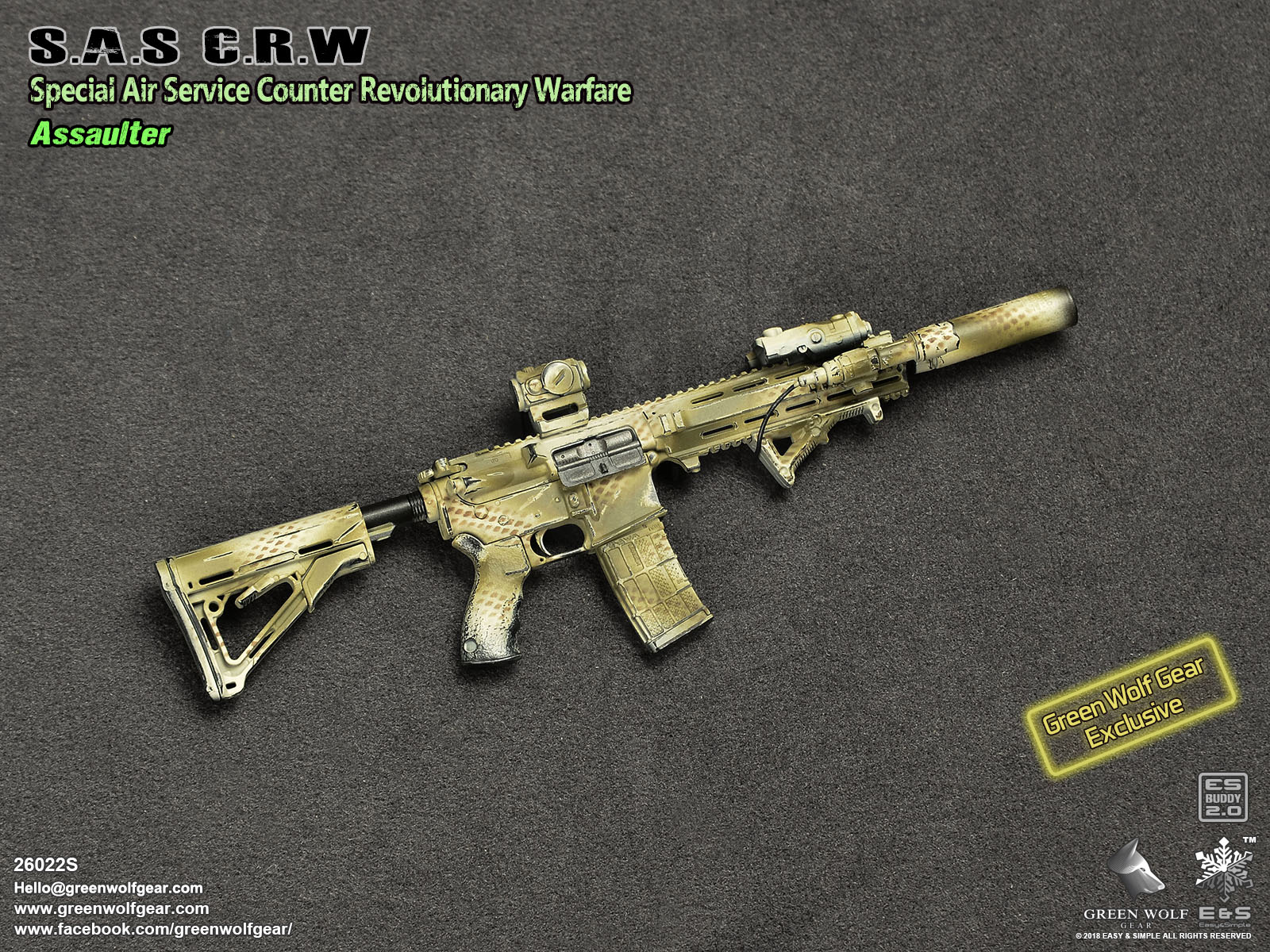 Easy&Simple 26022S S.A.S Counter Revolutionary Warfare Assaulter - GWG