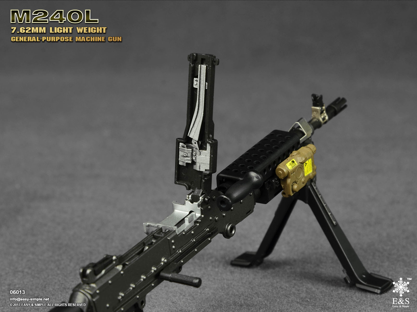 Easy&Simple 06013 M240L 7.62mm Light Weight General Purpose Machine Gun