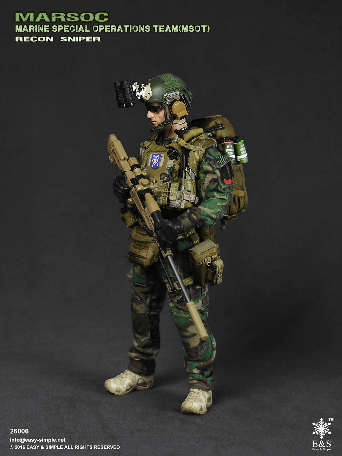 Easy&Simple 26006 MARSOC MSOT Recon Sniper