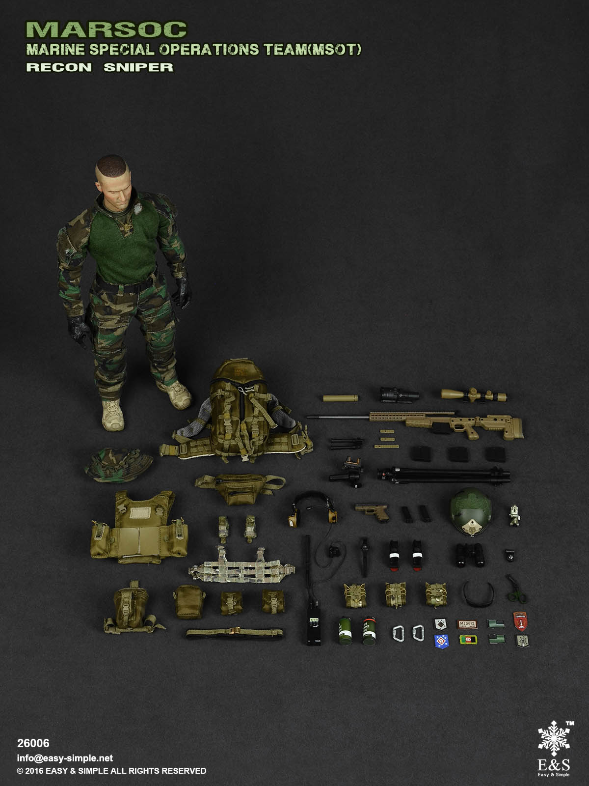 Easy&Simple 26006 MARSOC MSOT Recon Sniper