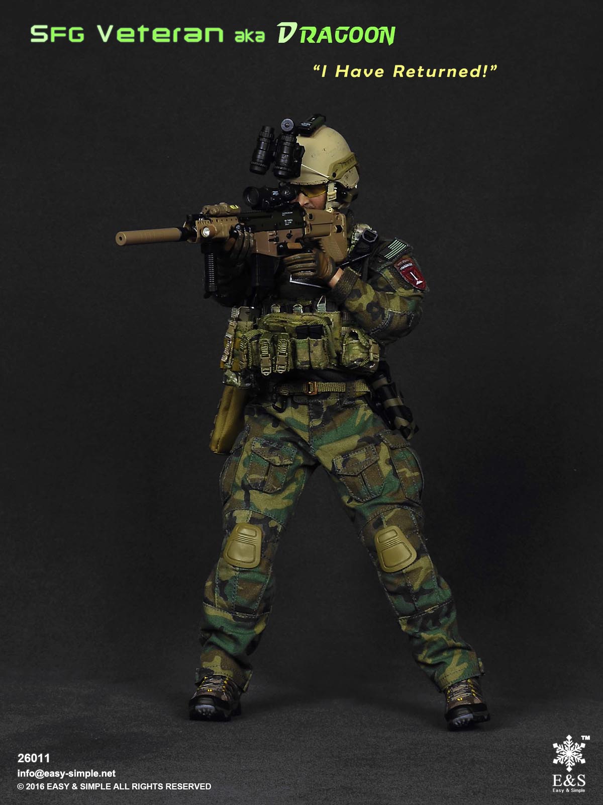 Easy&Simple 26011 Army SFG Veteran Aka Dragoon