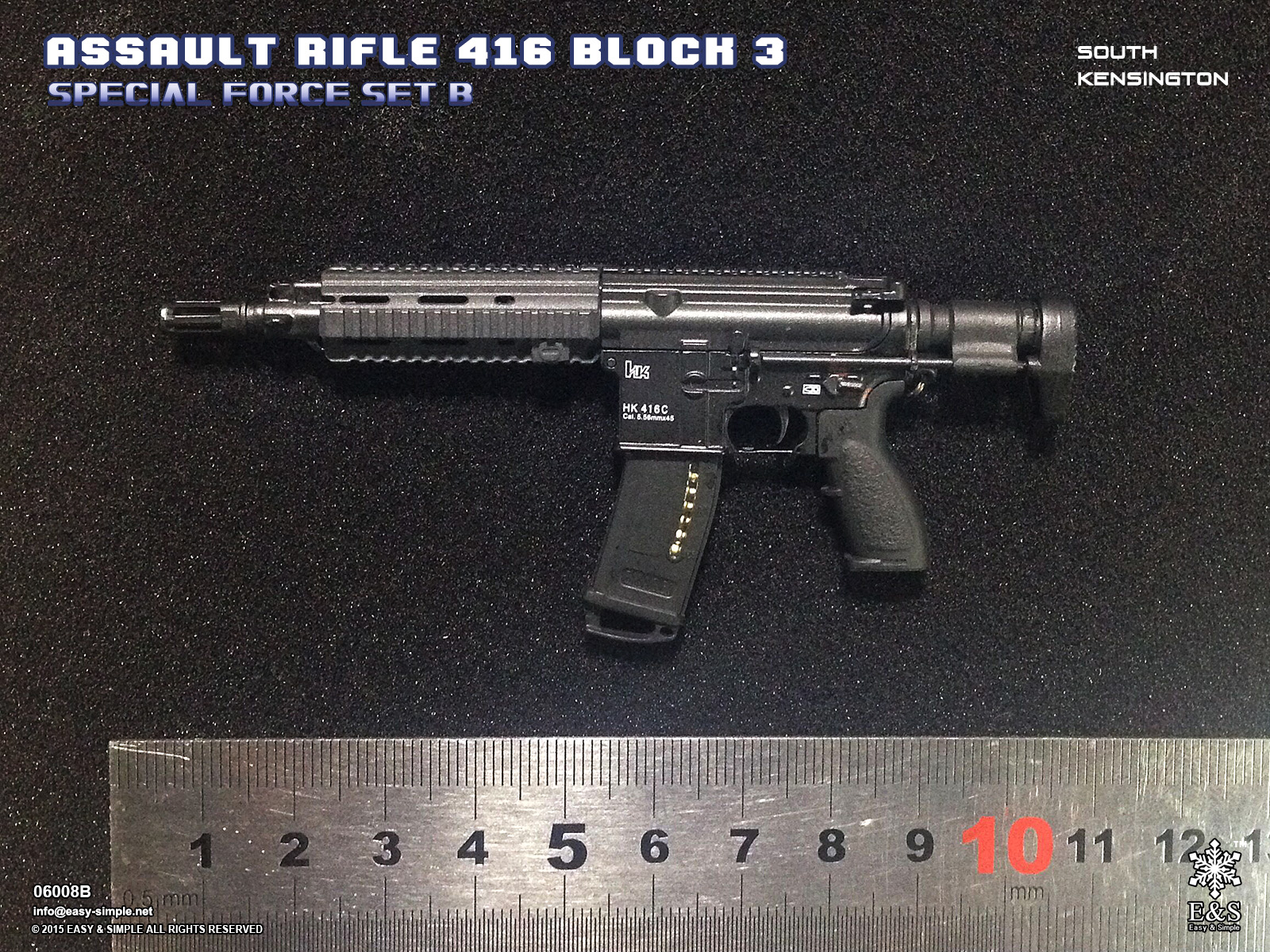 Easy&Simple 06008 Assault Rifle 416 Block 3