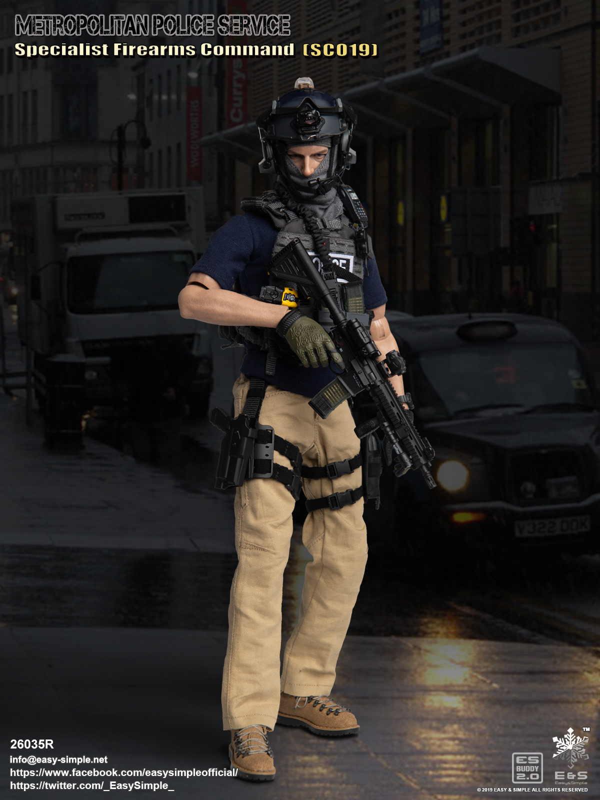 Easy&Simple 26035R British Specialist Firearms Command SCO19 2019 Version