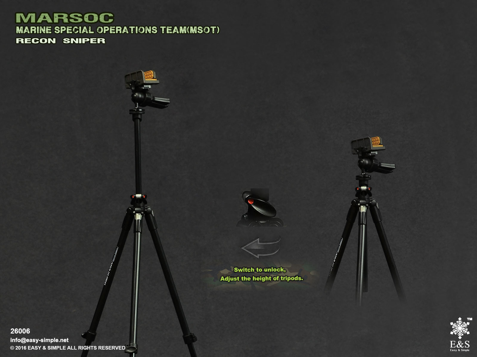 Easy&Simple 26006 MARSOC MSOT Recon Sniper