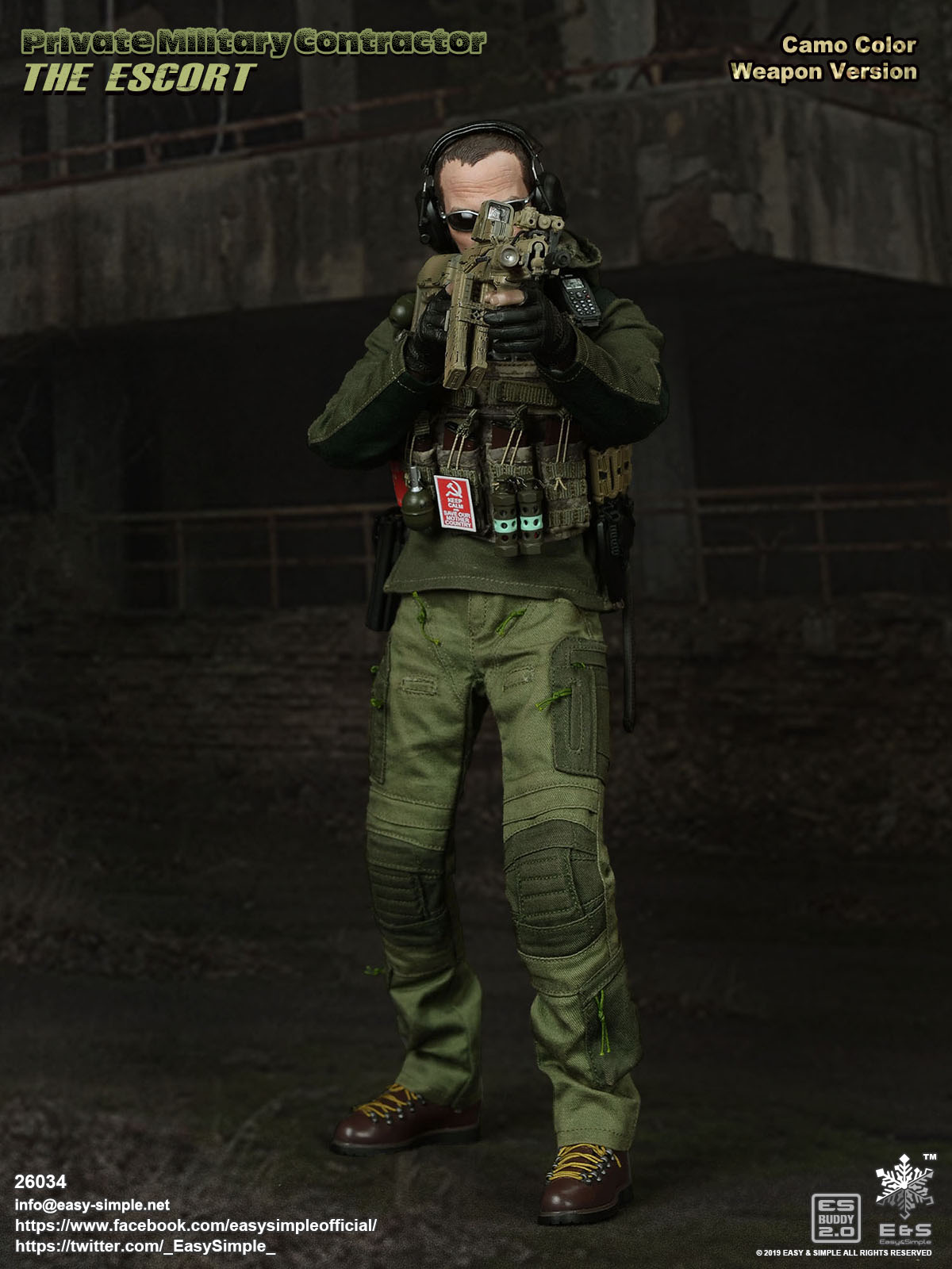 Easy&Simple 26034 PMC The Escort Two Weapon Color Versions