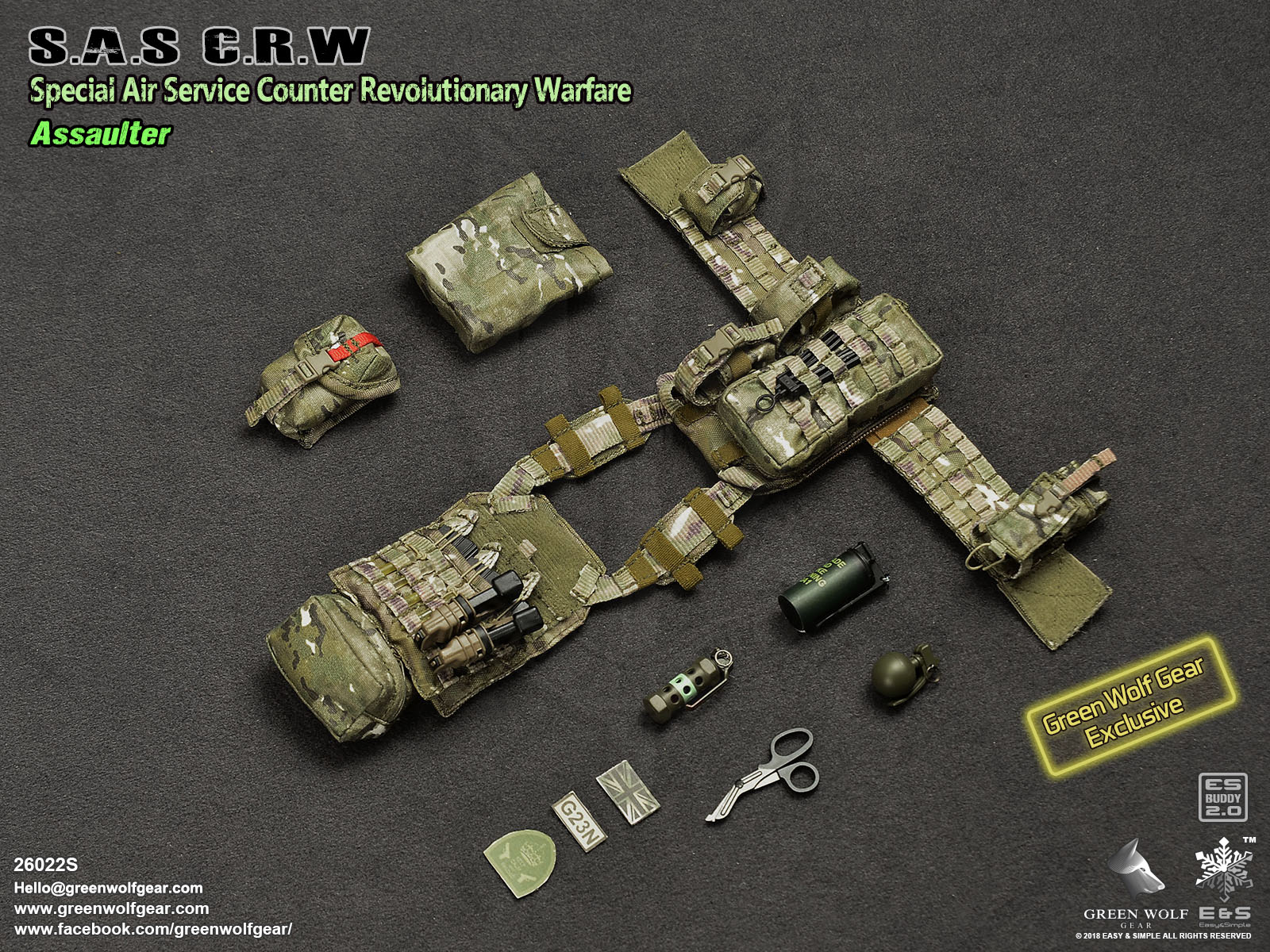 Easy&Simple 26022S S.A.S Counter Revolutionary Warfare Assaulter - GWG