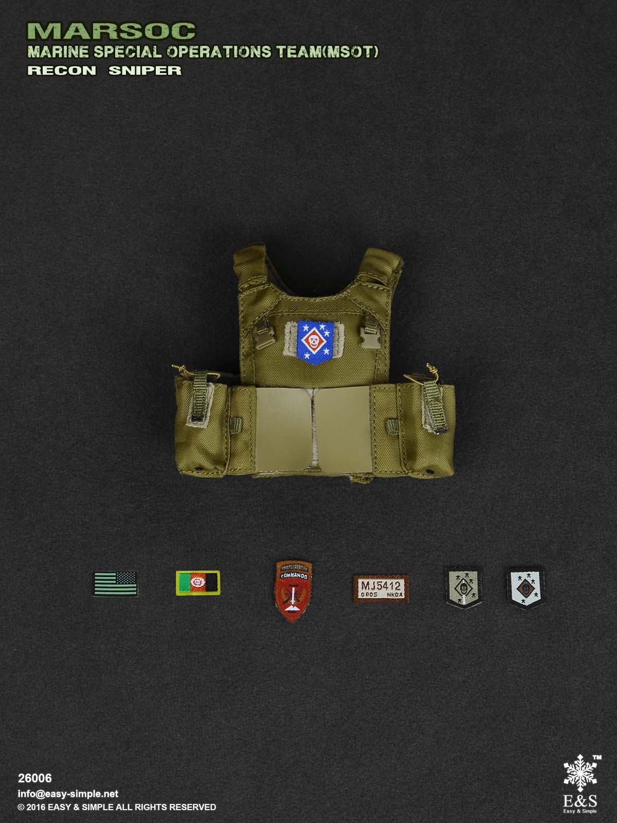 Easy&Simple 26006 MARSOC MSOT Recon Sniper