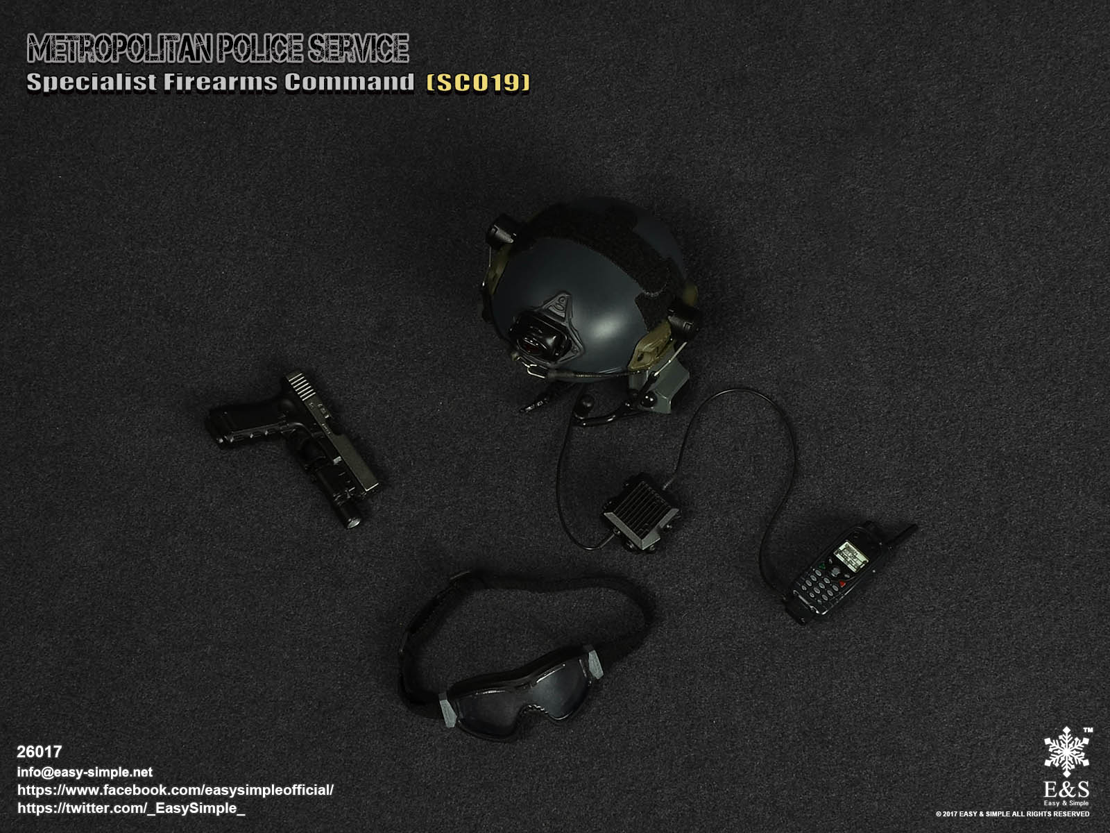 Easy&Simple 26017 British Specialist Firearms Command SCO19