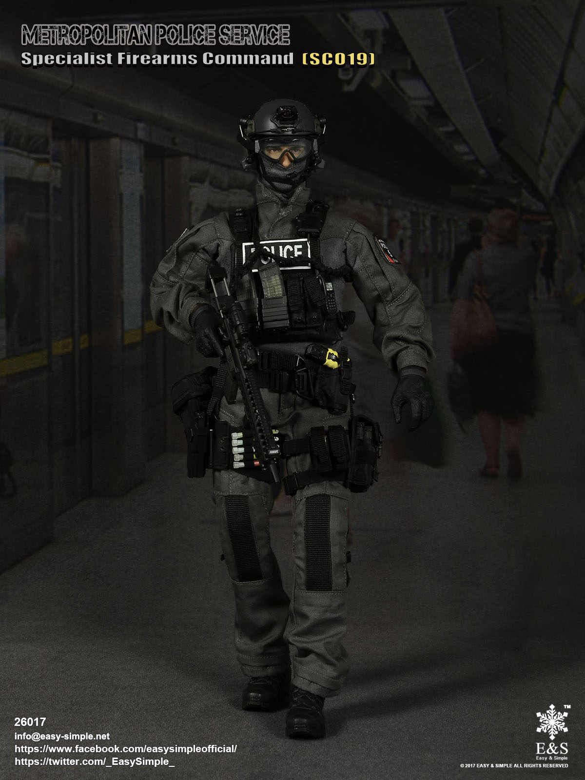 Easy&Simple 26017 British Specialist Firearms Command SCO19