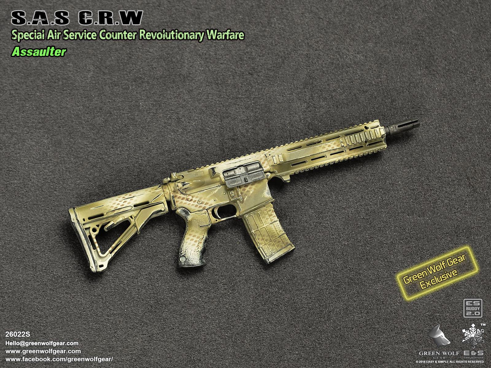 Easy&Simple 26022S S.A.S Counter Revolutionary Warfare Assaulter - GWG