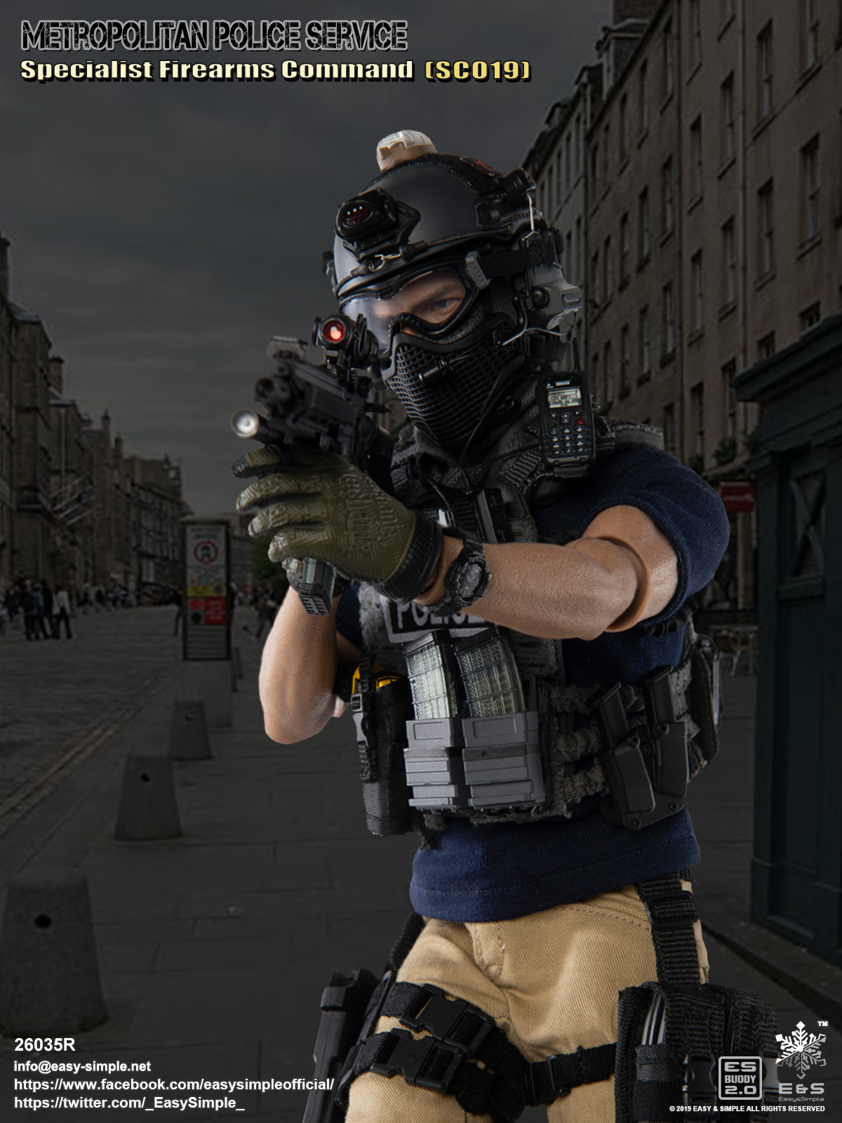 Easy&Simple 26035R British Specialist Firearms Command SCO19 2019 Version