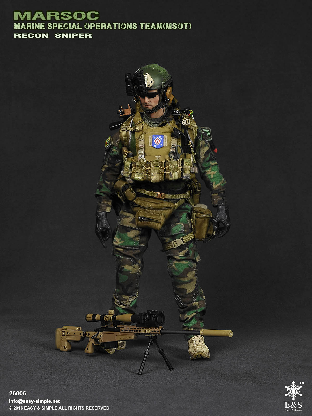 Easy&Simple 26006 MARSOC MSOT Recon Sniper