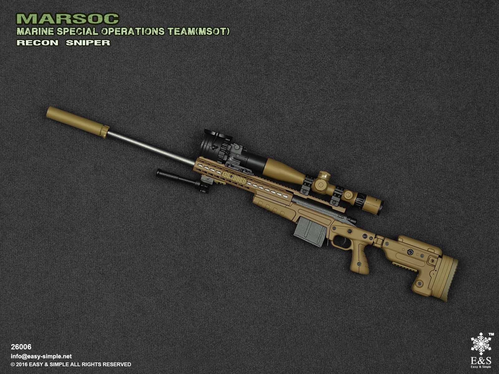 Easy&Simple 26006 MARSOC MSOT Recon Sniper