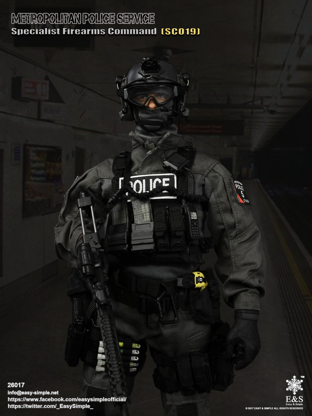 Easy&Simple 26017 British Specialist Firearms Command SCO19