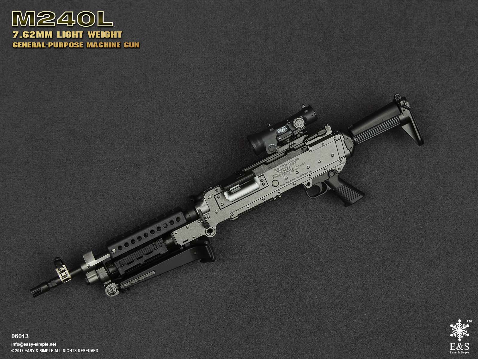 Easy&Simple 06013 M240L 7.62mm Light Weight General Purpose Machine Gun