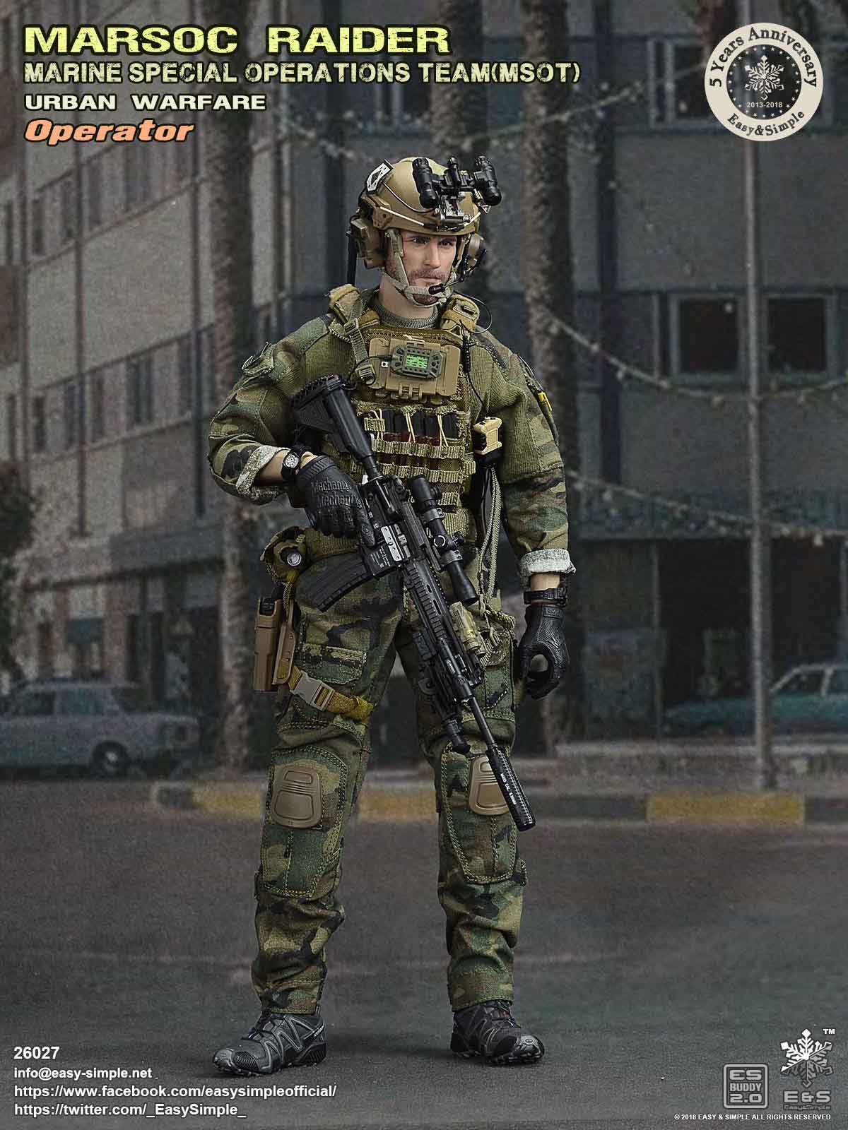 Easy&Simple 26027 MARSOC Raider Urban Warfare Operator