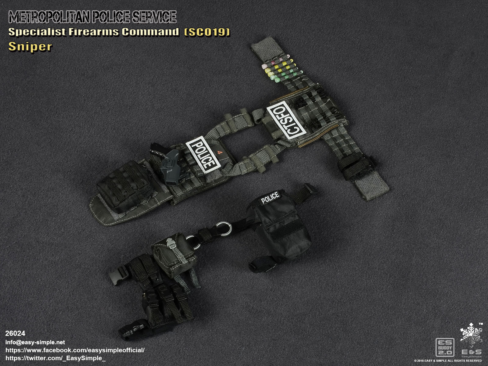 Easy&Simple 26024 British Specialist Firearms Command SCO19 Sniper