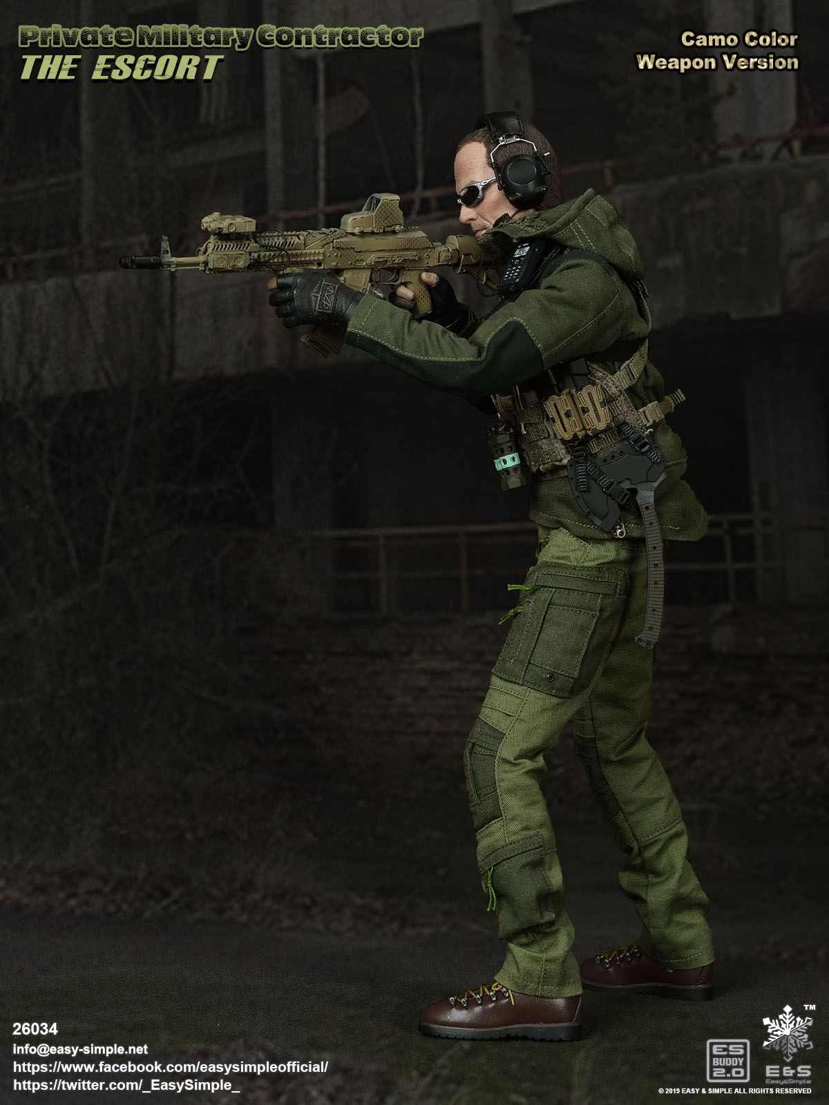 Easy&Simple 26034 PMC The Escort Two Weapon Color Versions