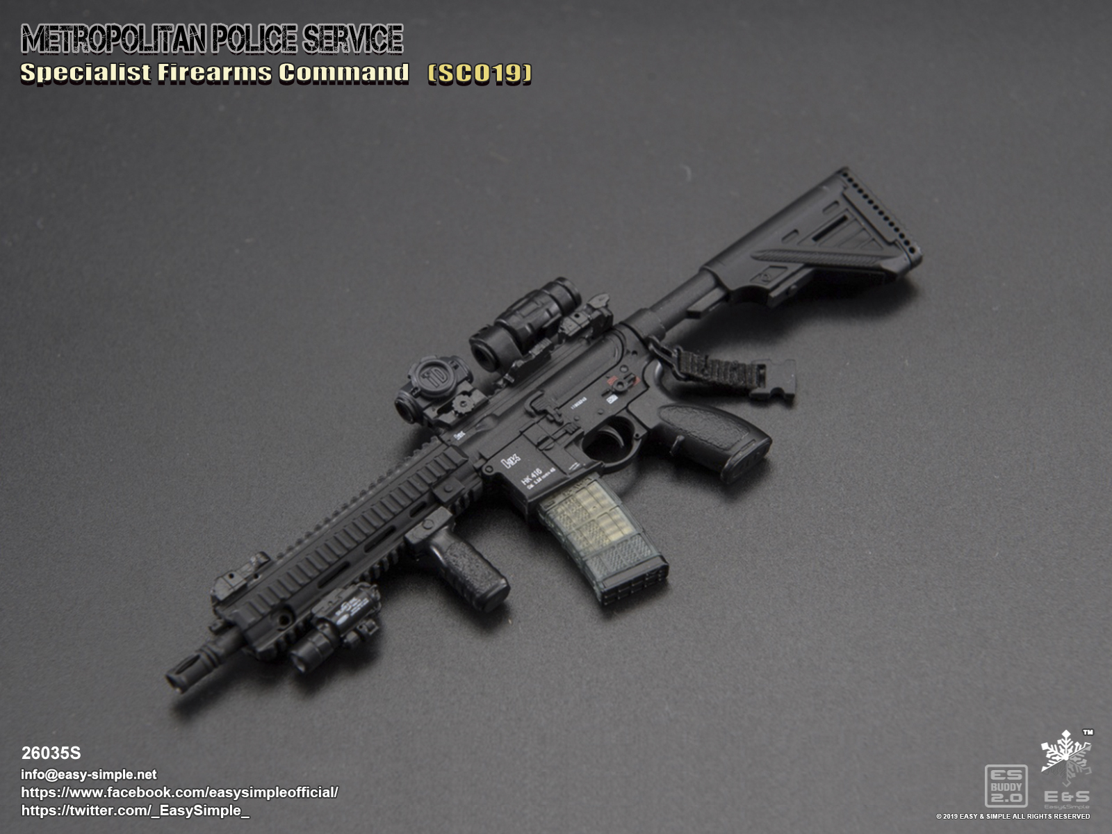 Easy&Simple 26035S British Specialist Firearms Command SCO19 Urban ...