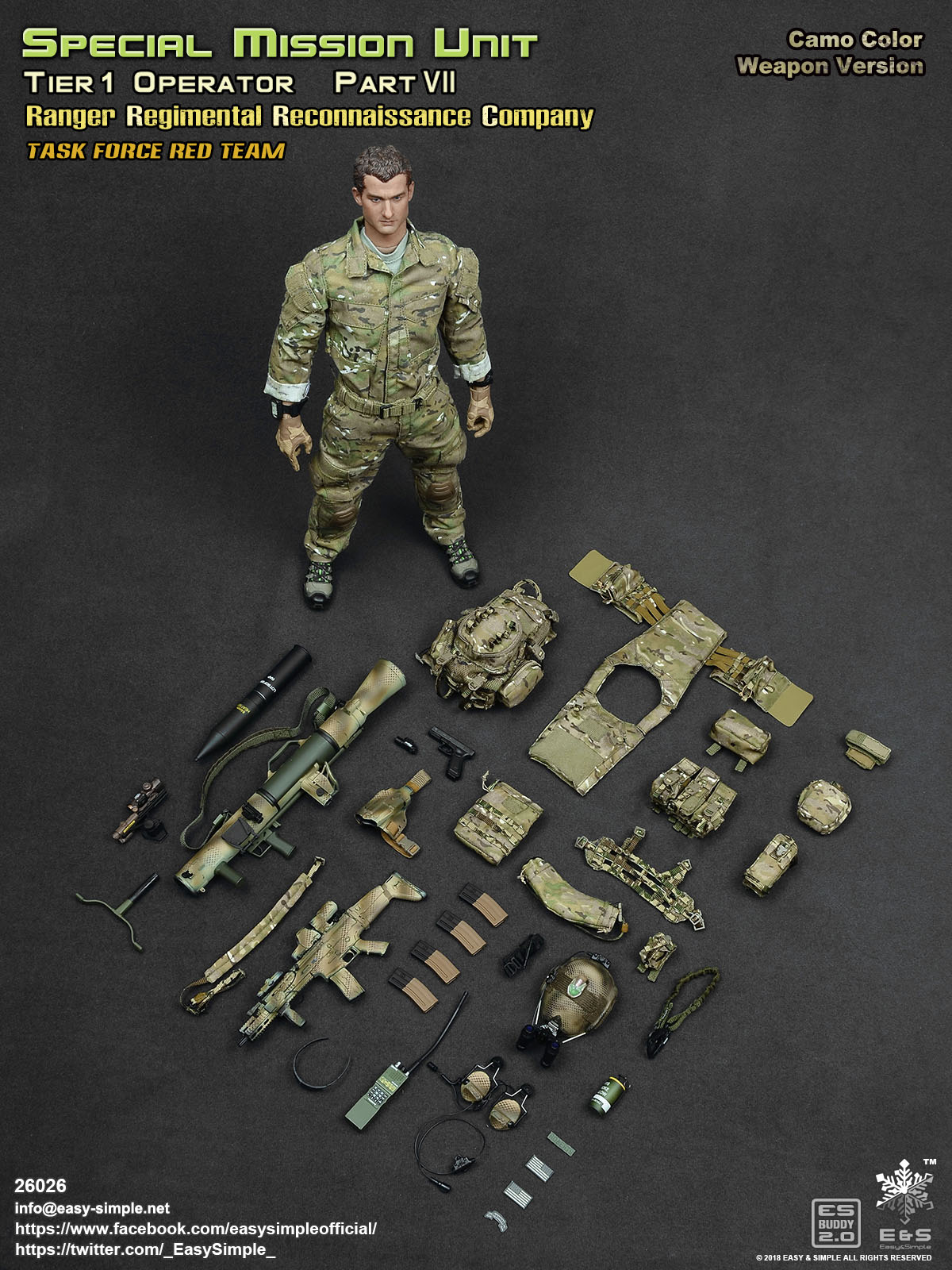 Easy&Simple 26026 SMU Tier-1 Part VII Ranger Regimental Reconnaissance ...