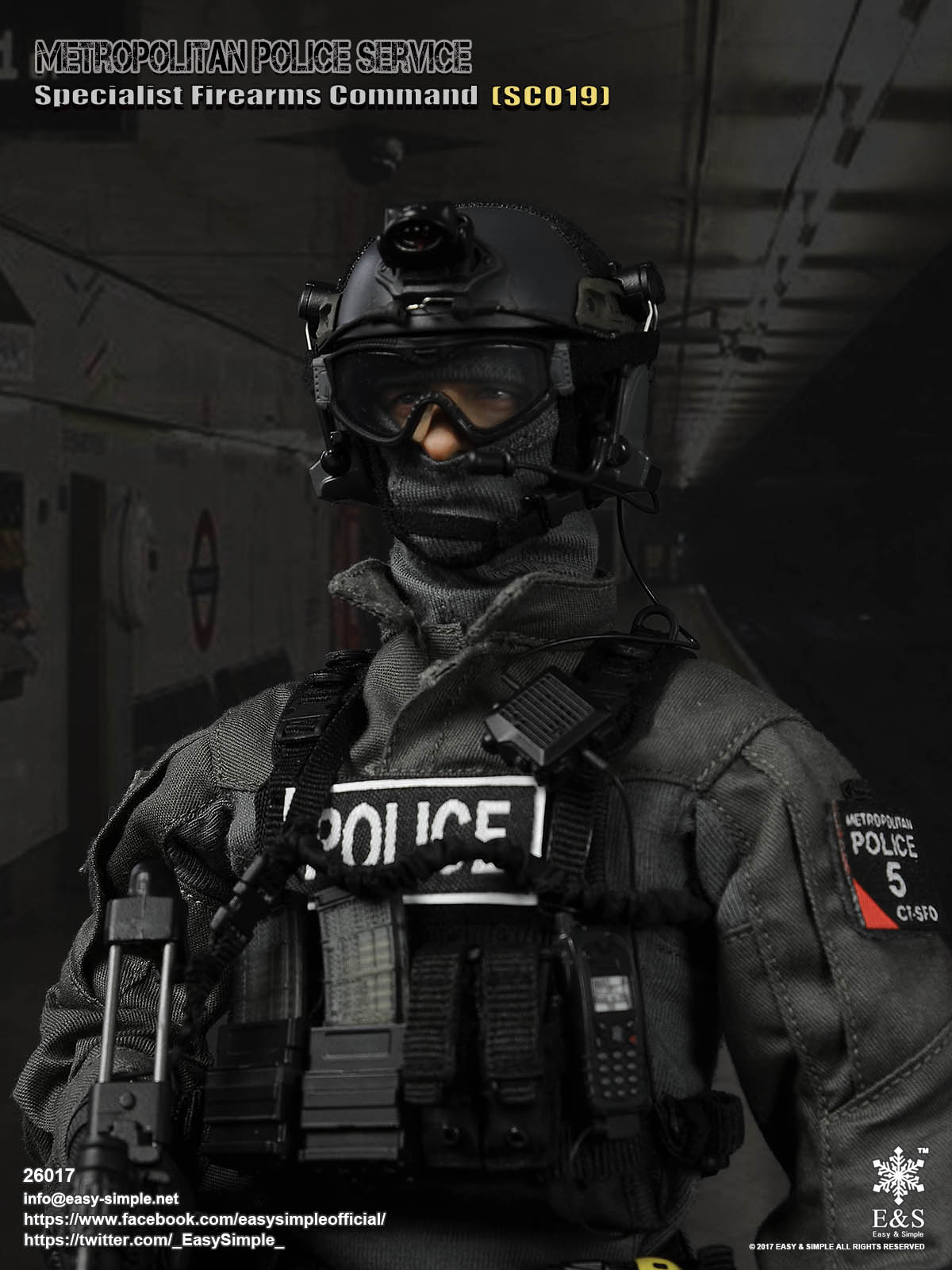 Easy&Simple 26017 British Specialist Firearms Command SCO19