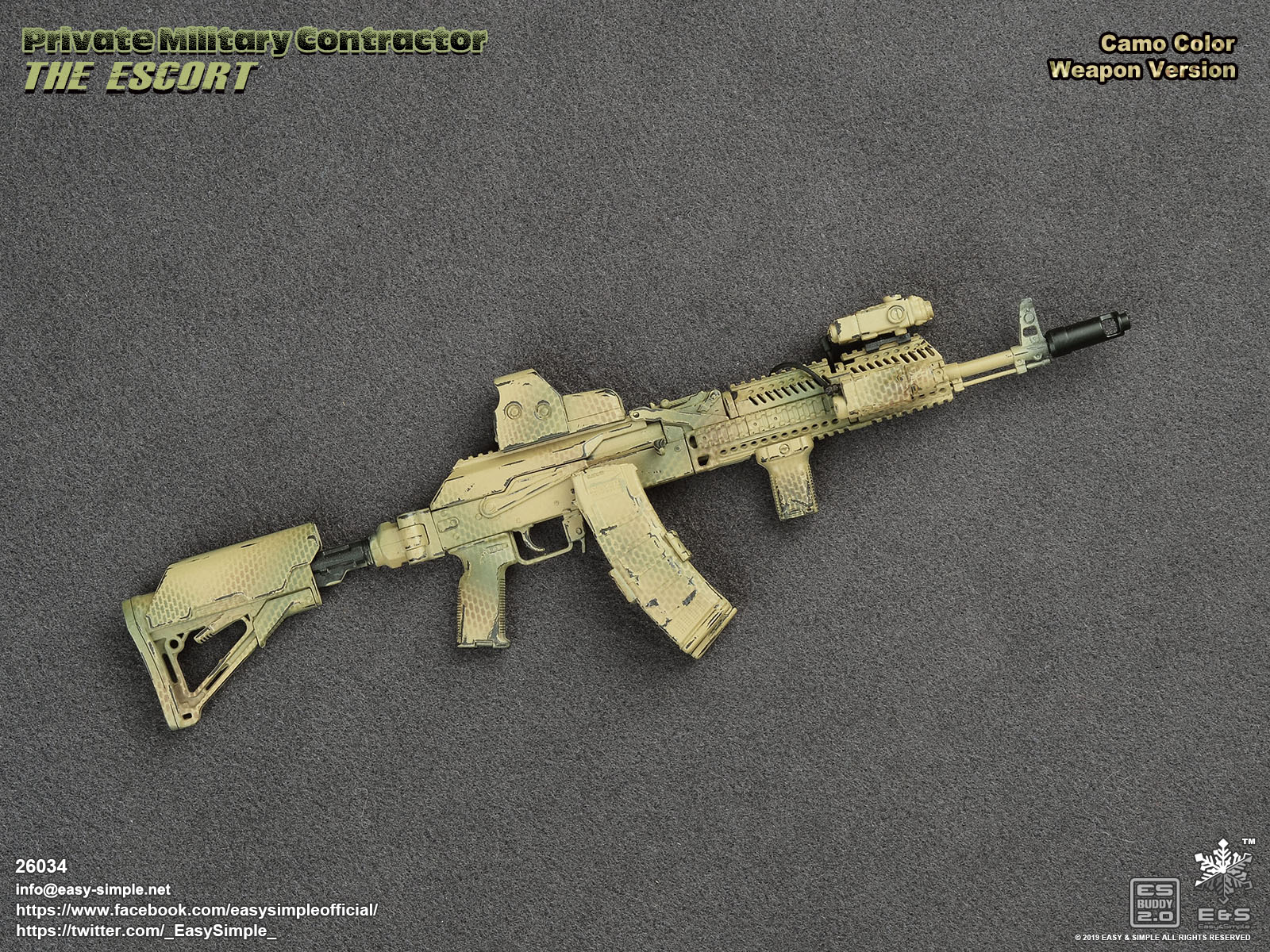 Easy&Simple 26034 PMC The Escort Two Weapon Color Versions