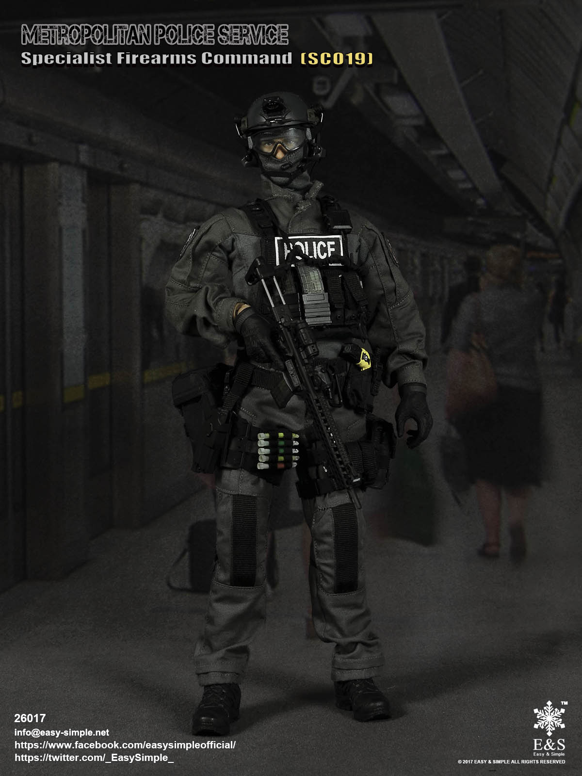 Easy&Simple 26017 British Specialist Firearms Command SCO19