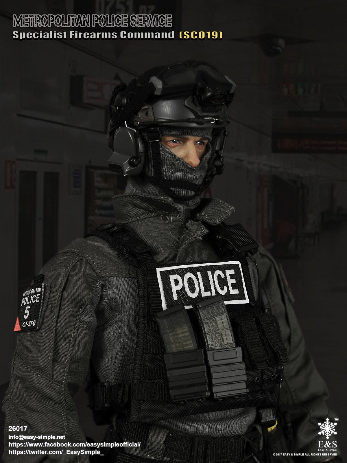 Easy&Simple 26017 British Specialist Firearms Command SCO19