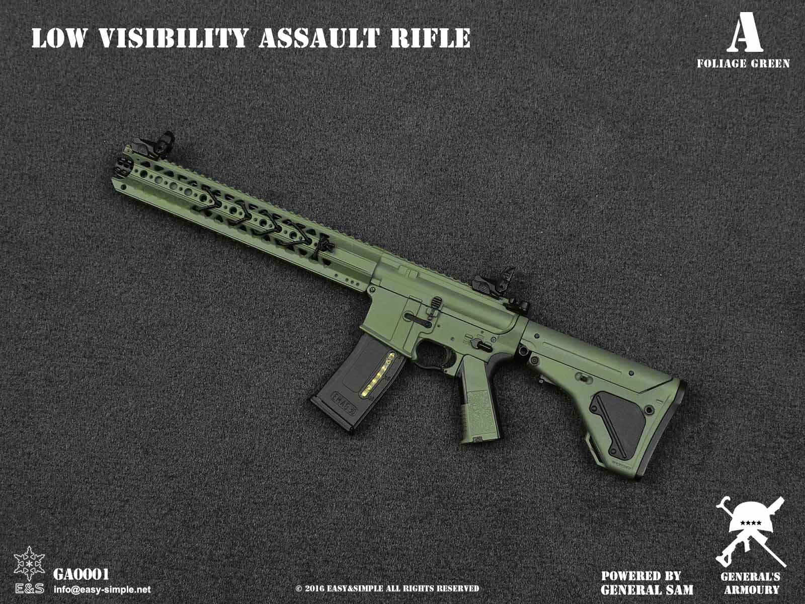 General's Armoury GA0001 Low Visibility Assault Rifle