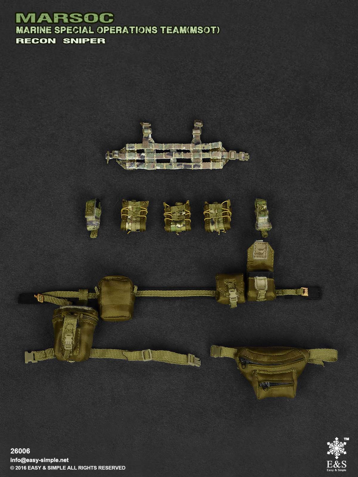 Easy&Simple 26006 MARSOC MSOT Recon Sniper