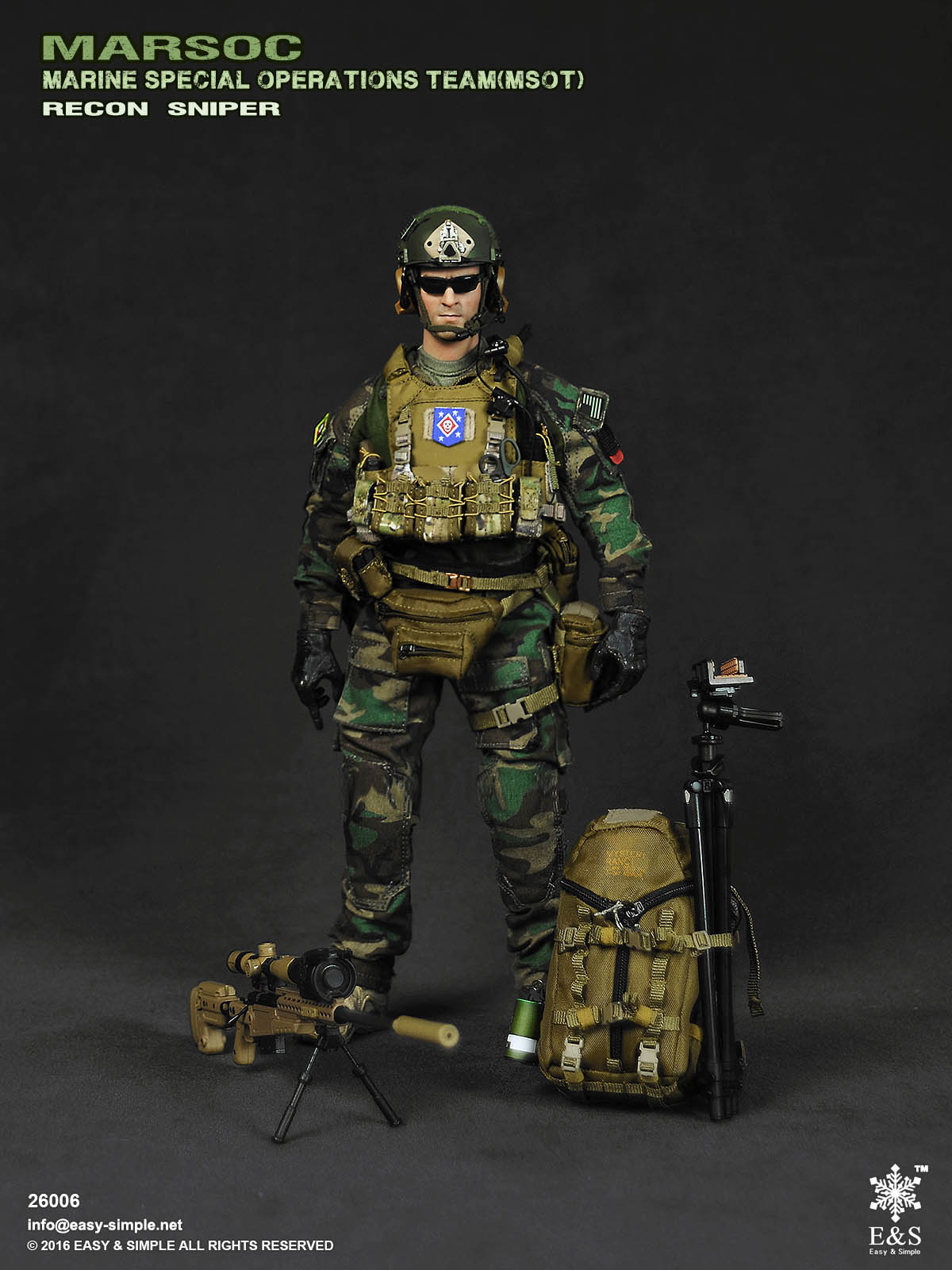 Easy&Simple 26006 MARSOC MSOT Recon Sniper