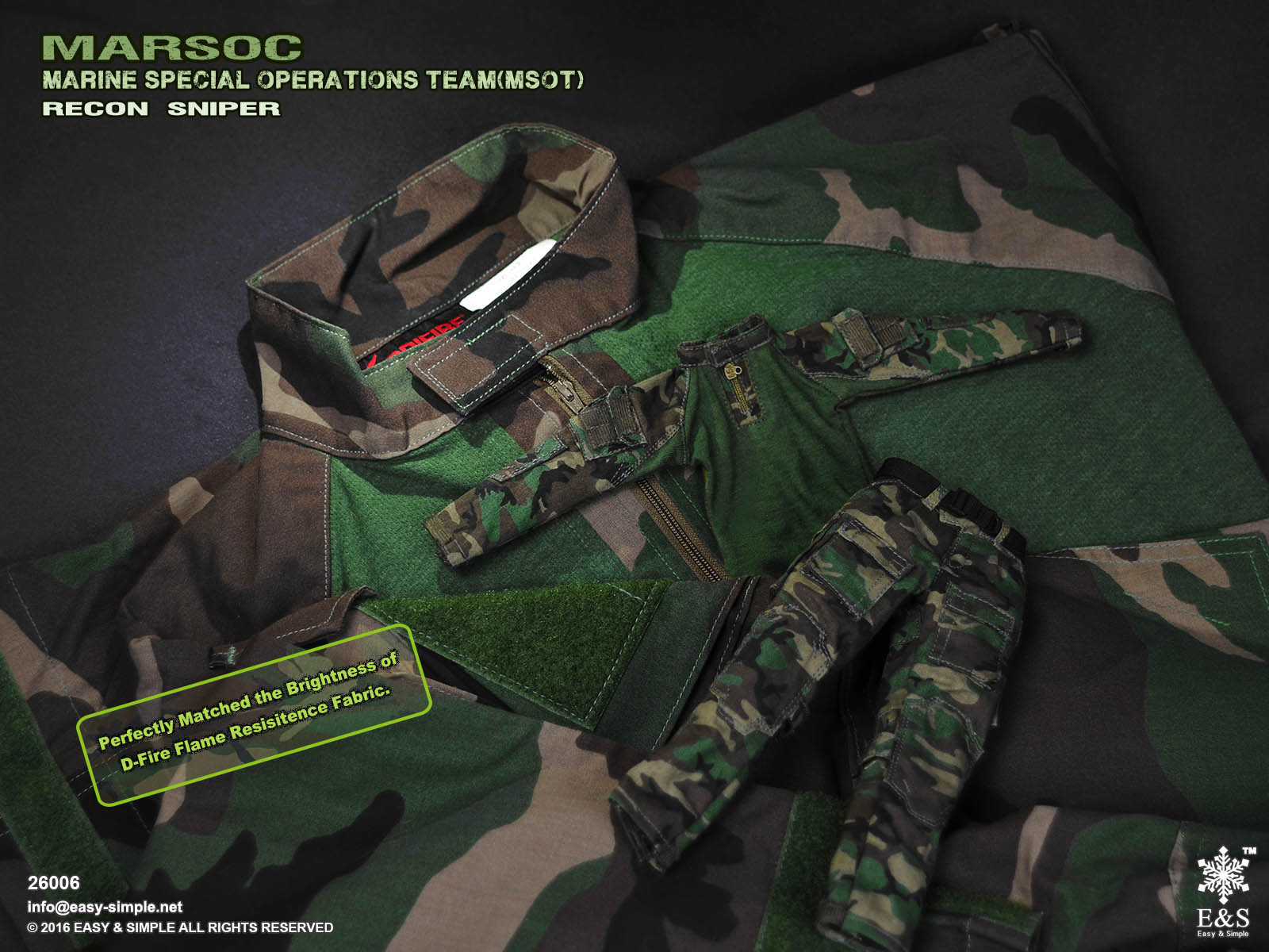 Easy&Simple 26006 MARSOC MSOT Recon Sniper