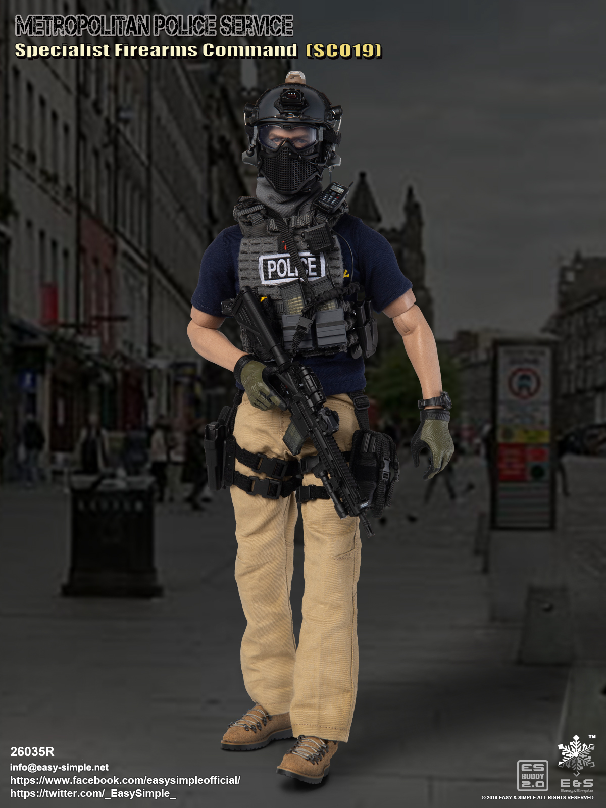 Easy&Simple 26035R British Specialist Firearms Command SCO19 2019 Version