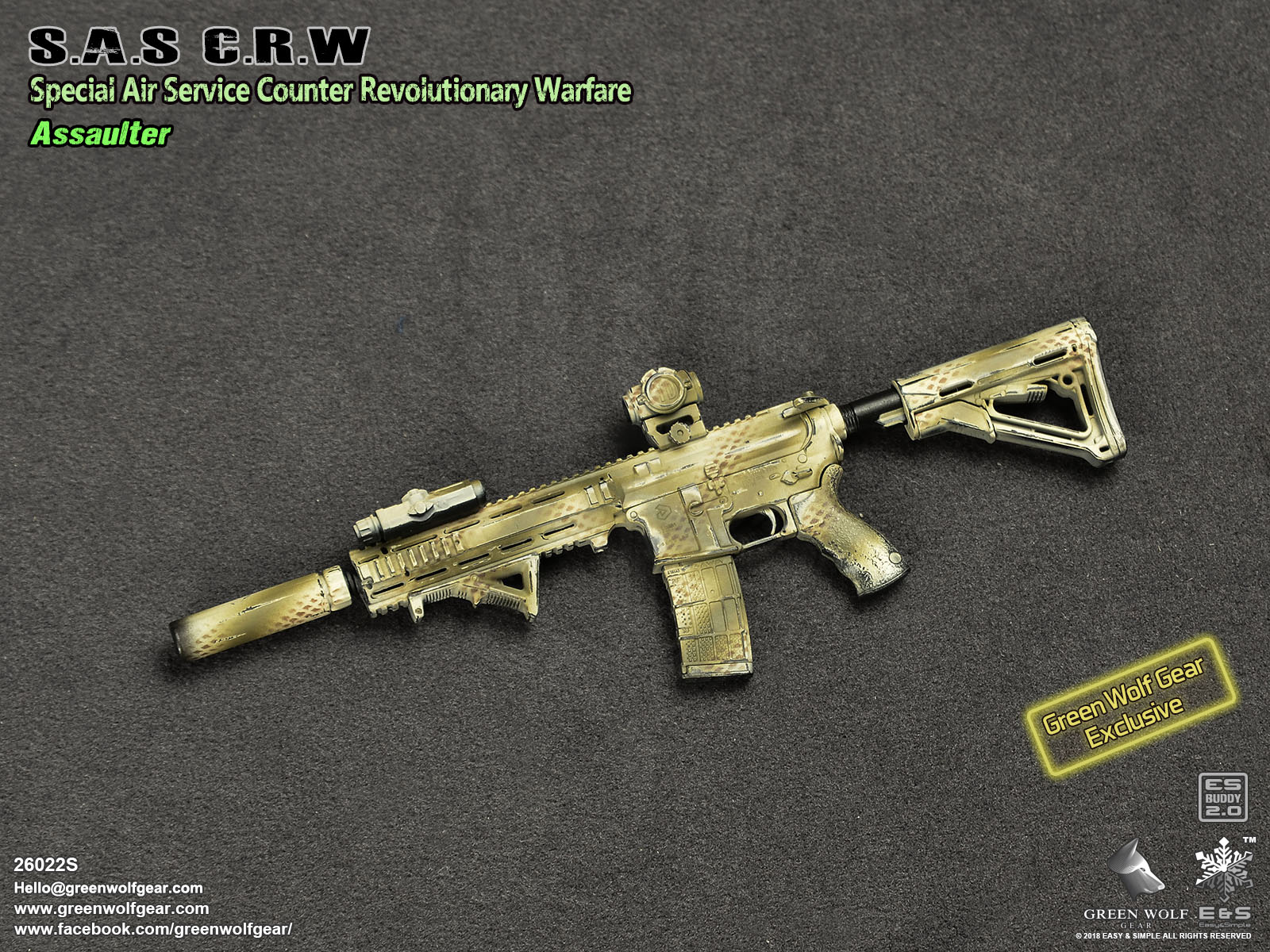 Easy&Simple 26022S S.A.S Counter Revolutionary Warfare Assaulter - GWG