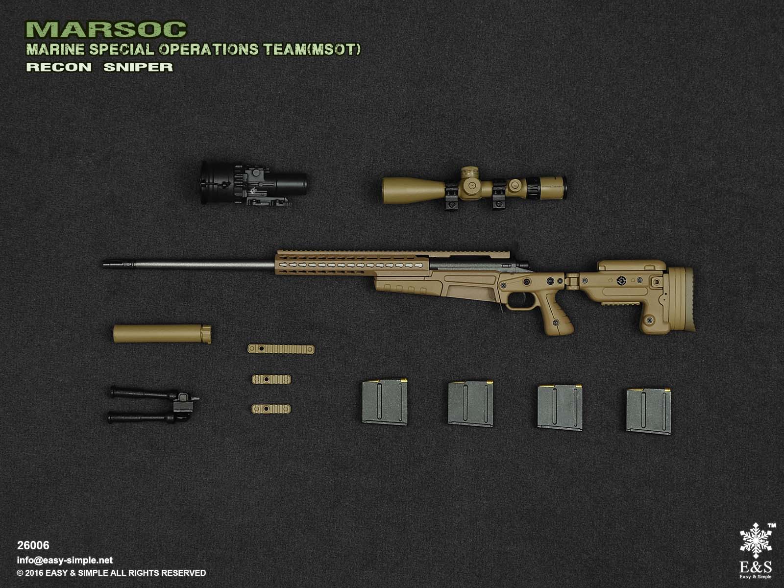Easy&Simple 26006 MARSOC MSOT Recon Sniper