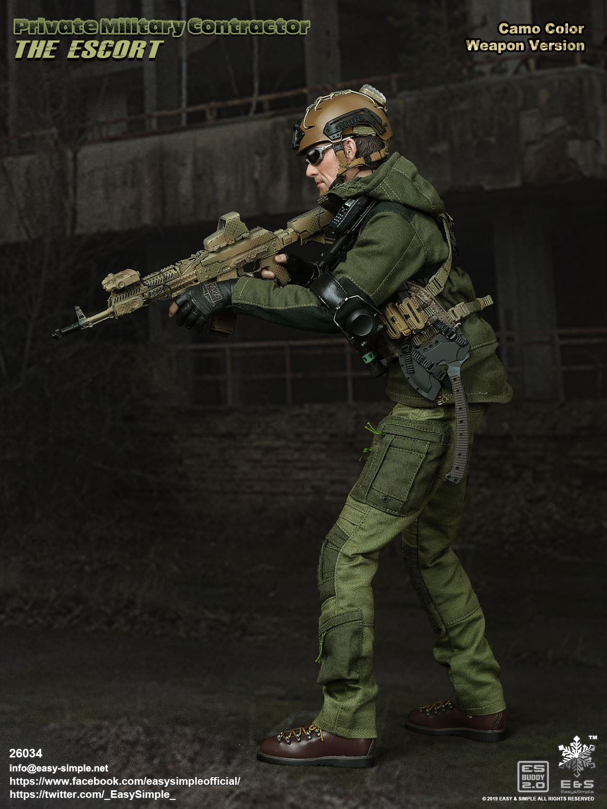 Easy&Simple 26034 PMC The Escort Two Weapon Color Versions