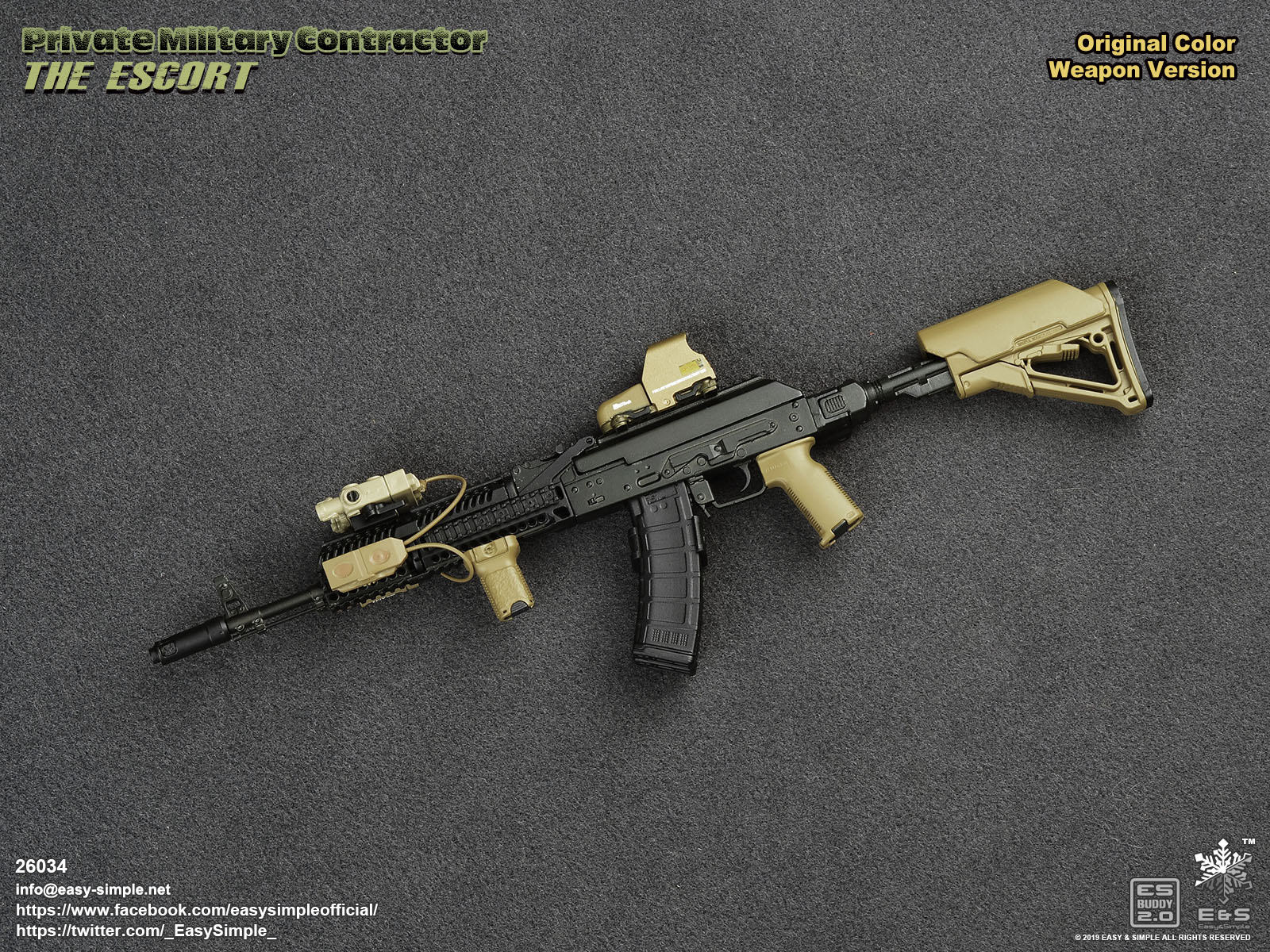 Easy&Simple 26034 PMC The Escort Two Weapon Color Versions