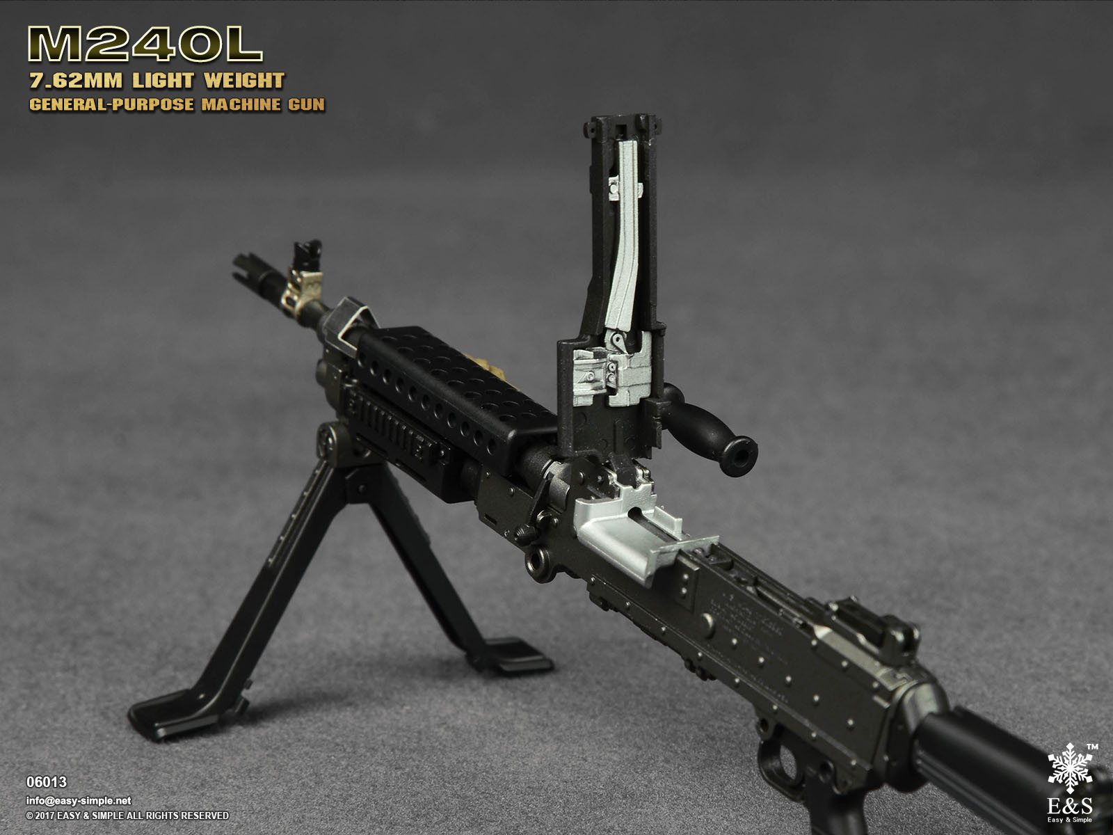 Easy&Simple 06013 M240L 7.62mm Light Weight General Purpose Machine Gun