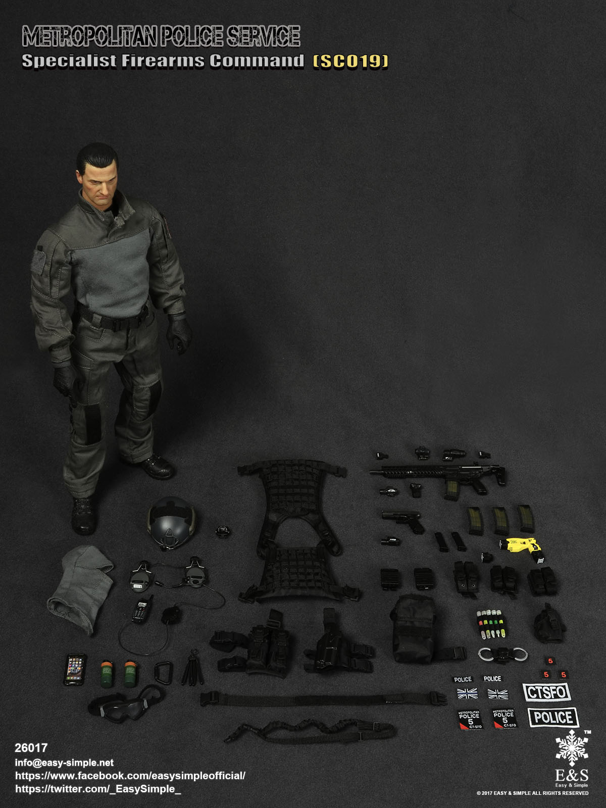 Easy&Simple 26017 British Specialist Firearms Command SCO19