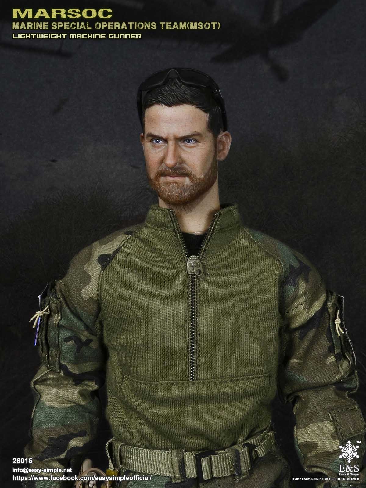 Easy&Simple 26015 MARSOC MSOT Lightweight Machine Gunner