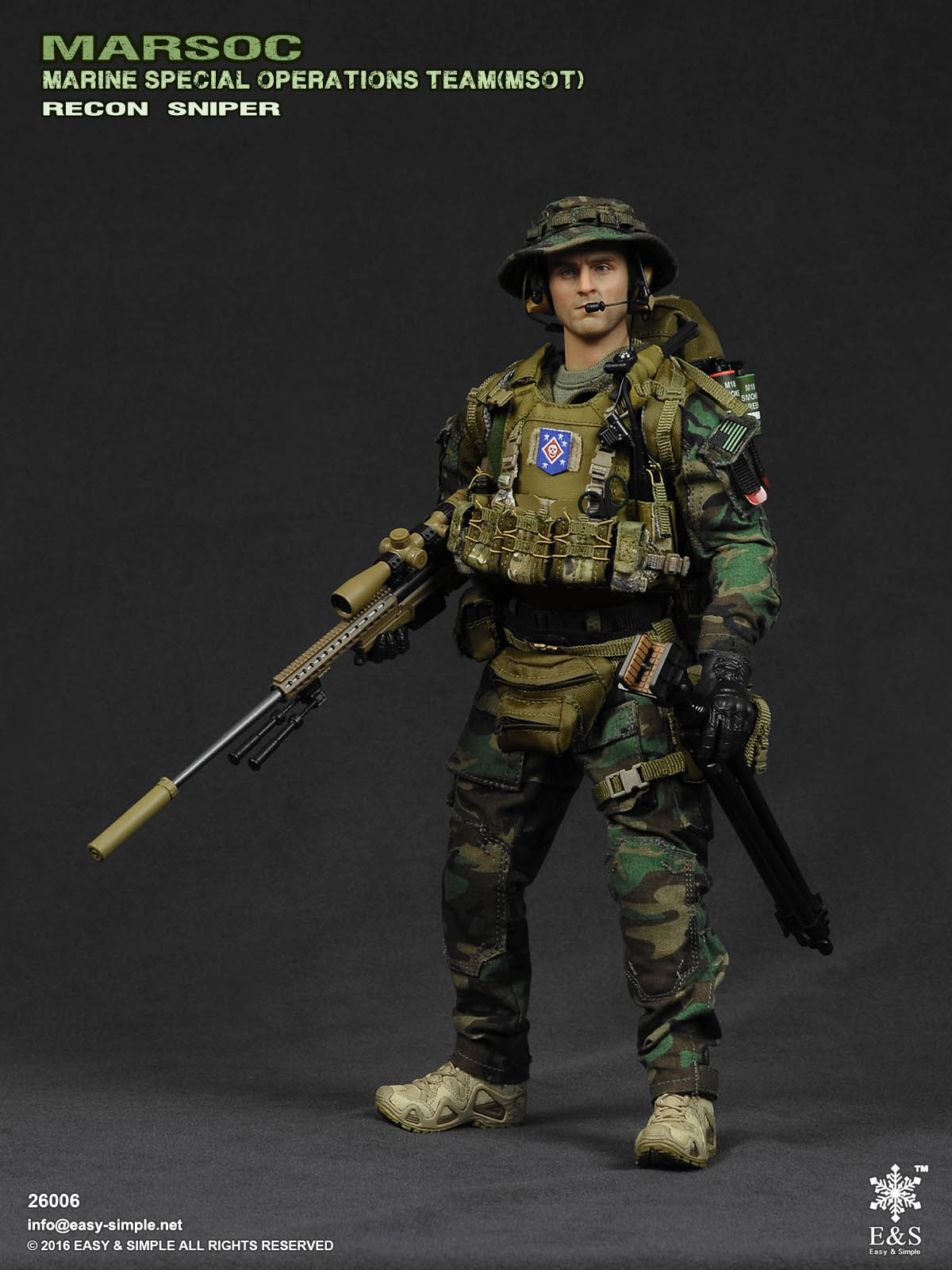 Easy&Simple 26006 MARSOC MSOT Recon Sniper