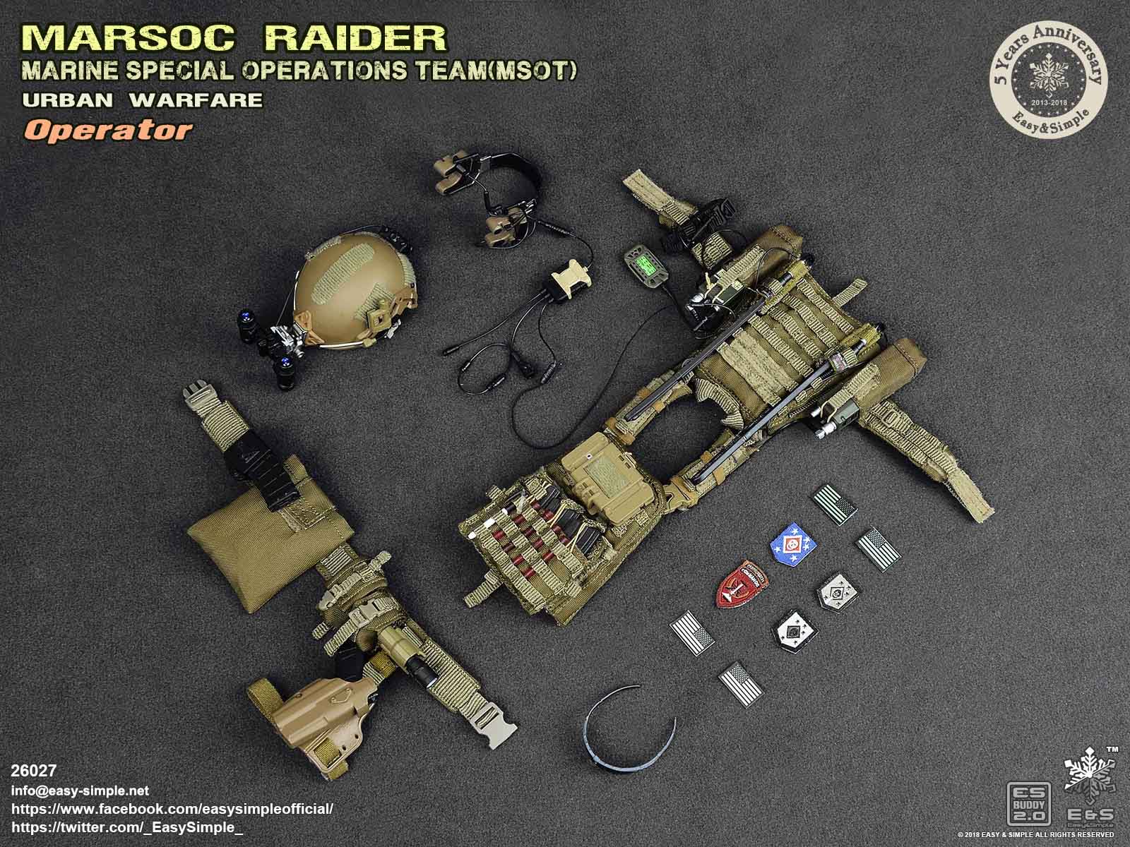 Easy&Simple 26027 MARSOC Raider Urban Warfare Operator