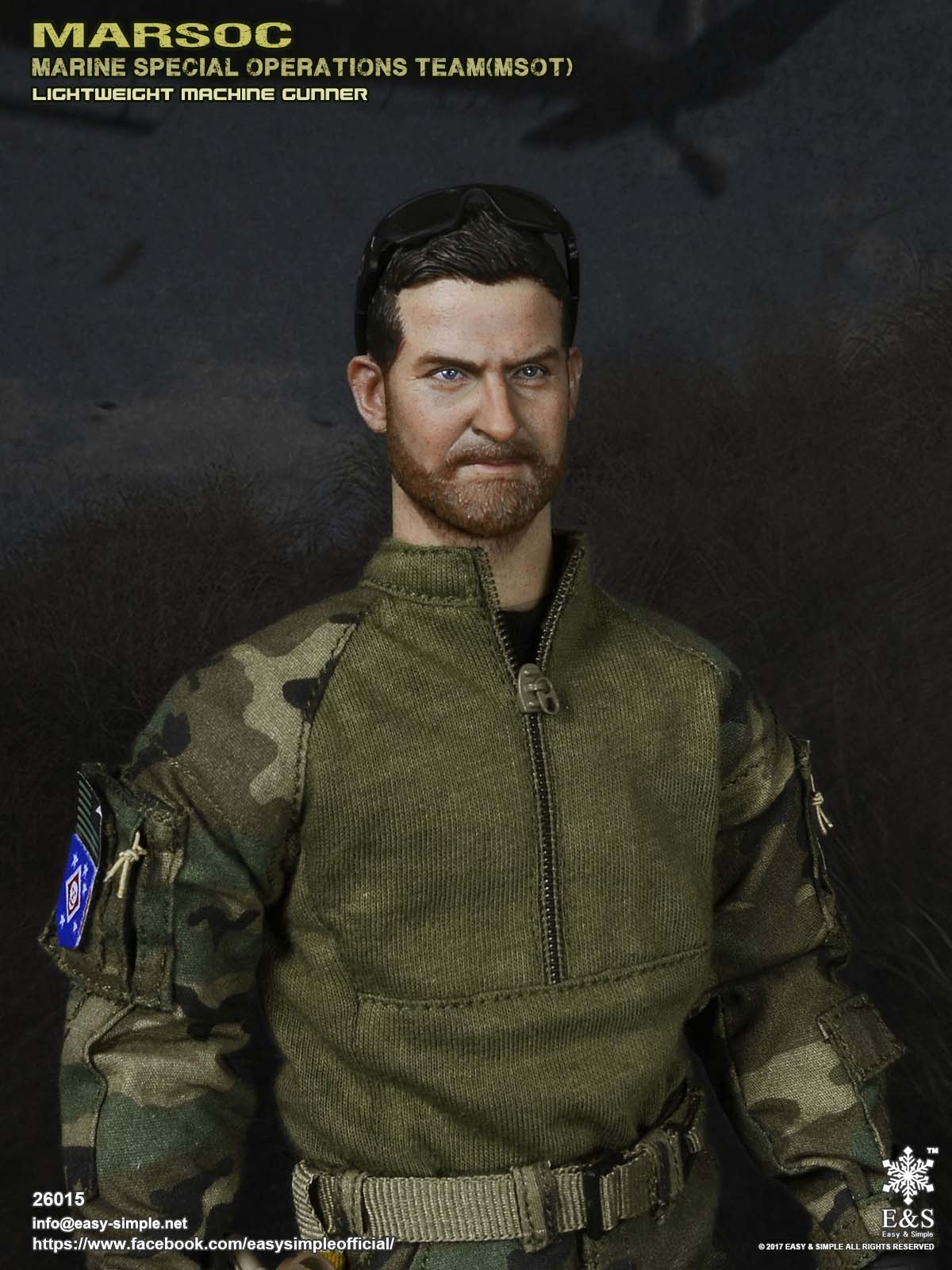 Easy&Simple 26015 MARSOC MSOT Lightweight Machine Gunner