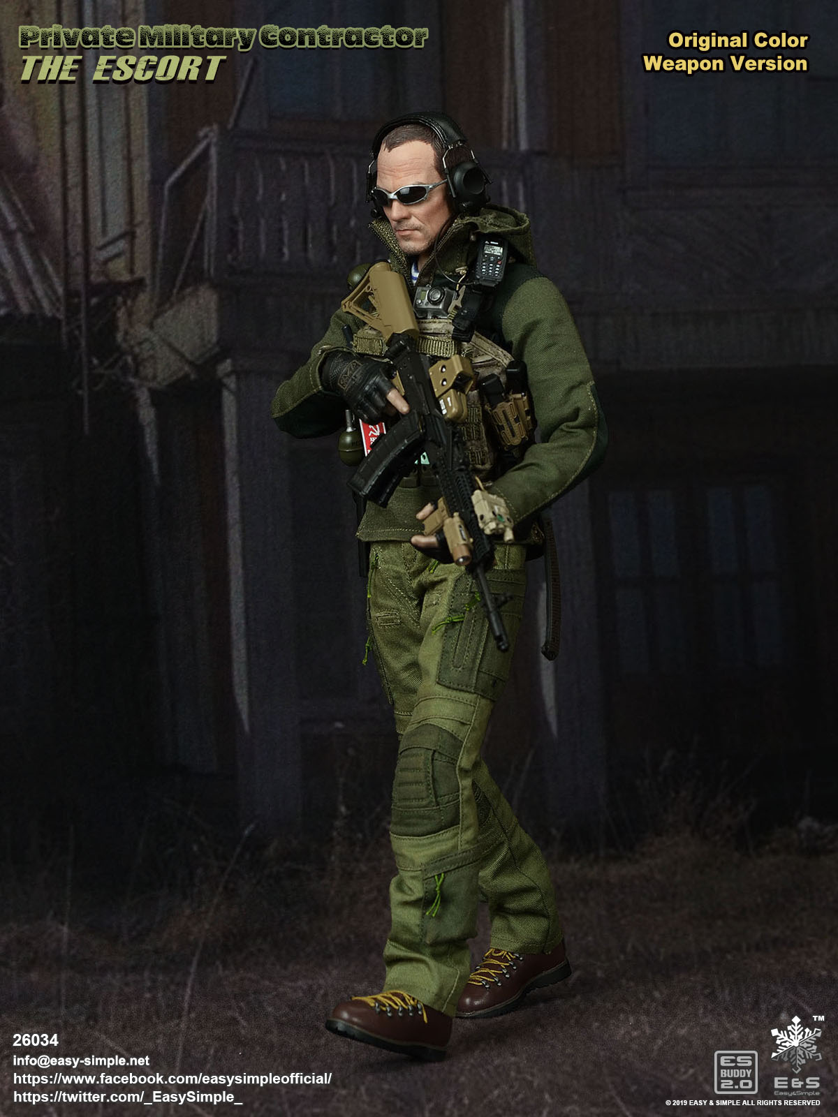 Easy&Simple 26034 PMC The Escort Two Weapon Color Versions