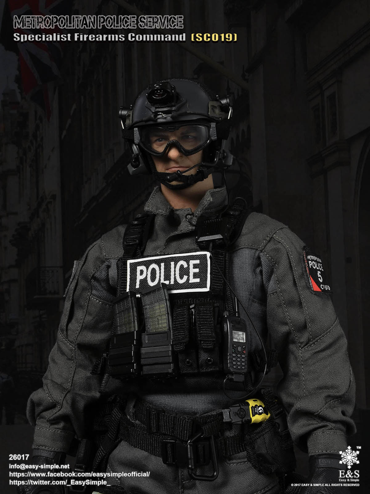 Easy&Simple 26017 British Specialist Firearms Command SCO19