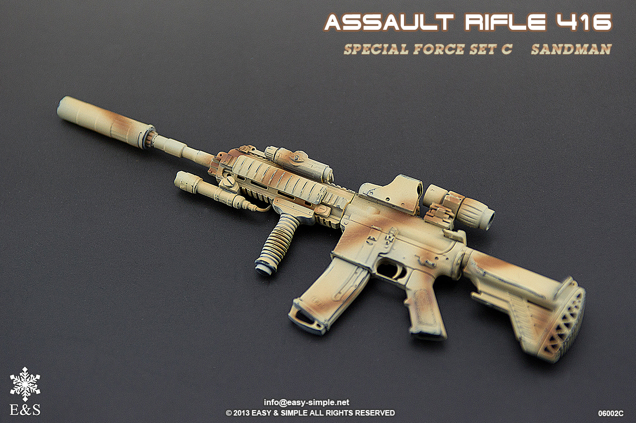 Easy&Simple 06002 Assault Rifle 416 Special Force Set