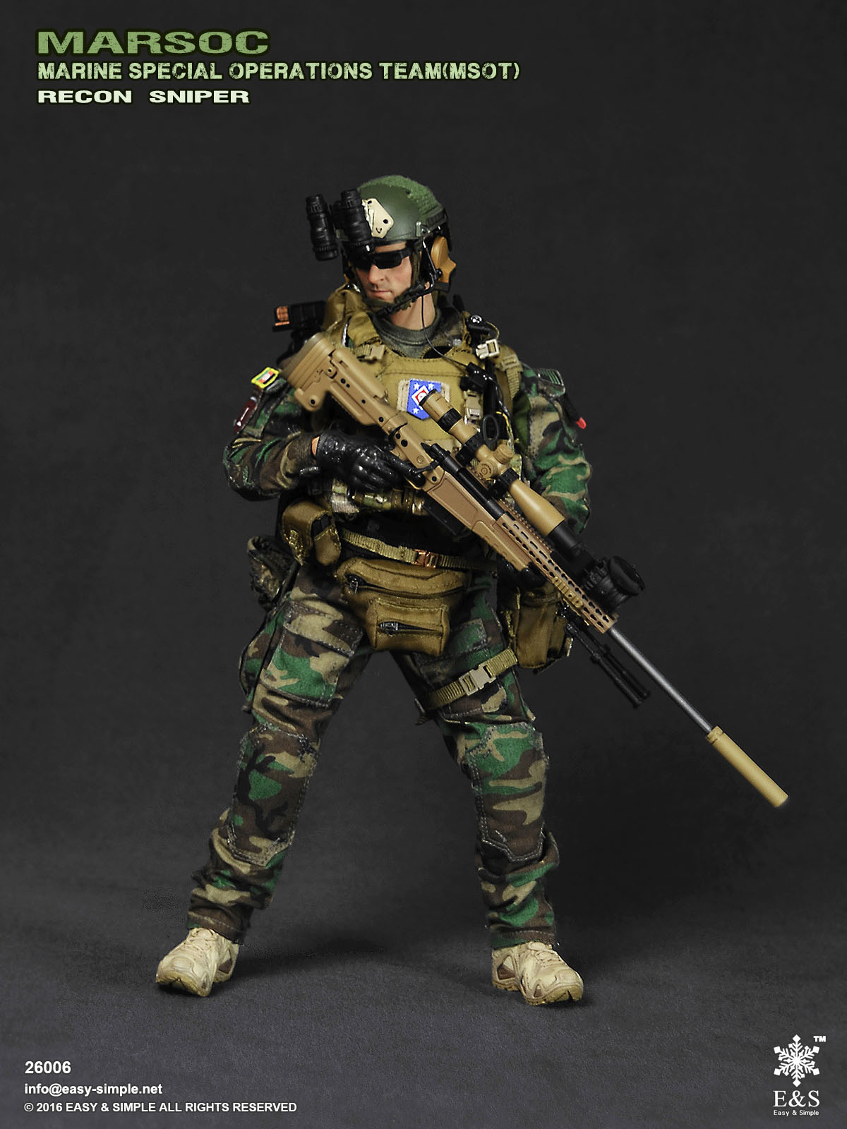 Easy&Simple 26006 MARSOC MSOT Recon Sniper