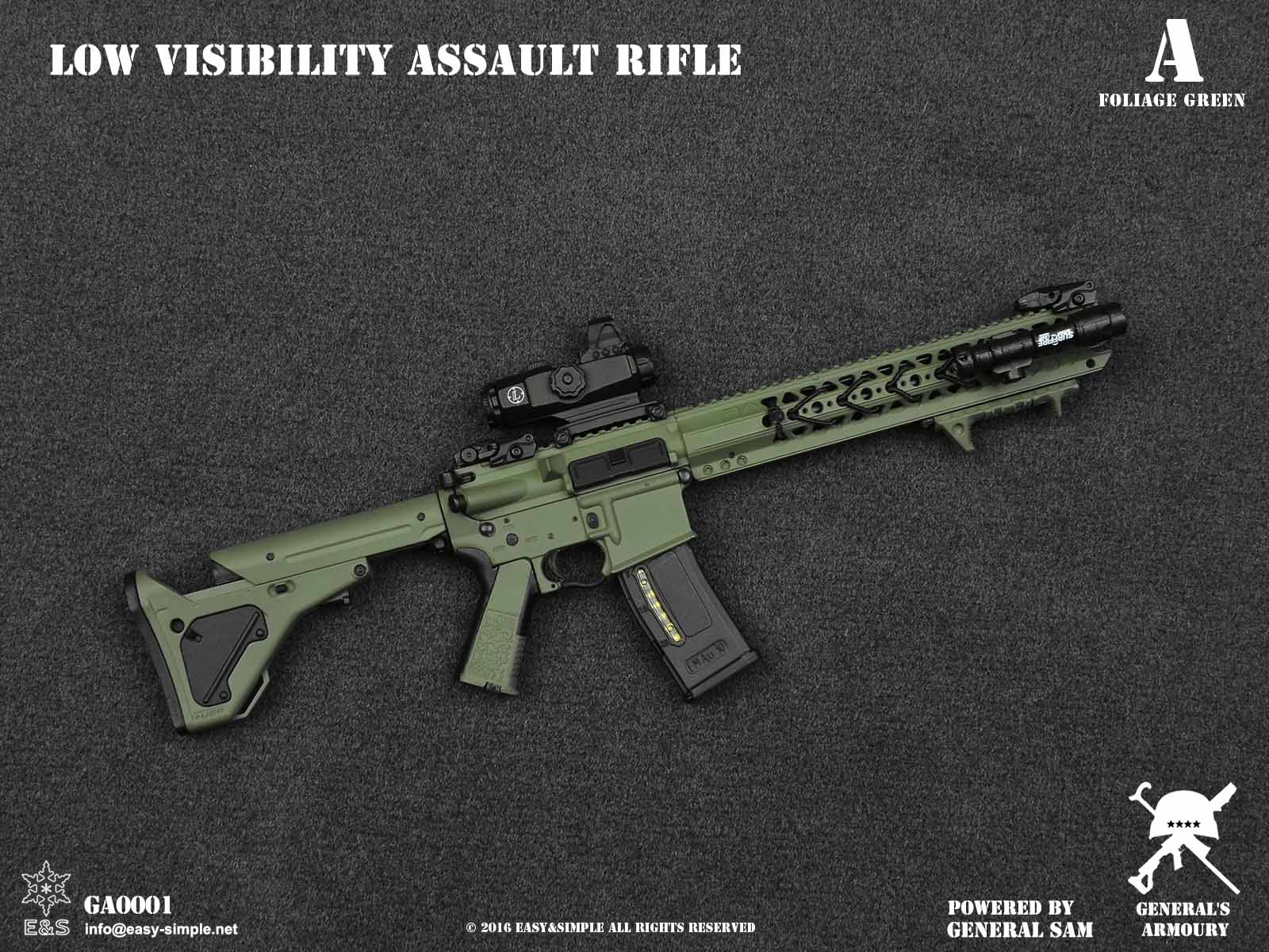 General's Armoury GA0001 Low Visibility Assault Rifle