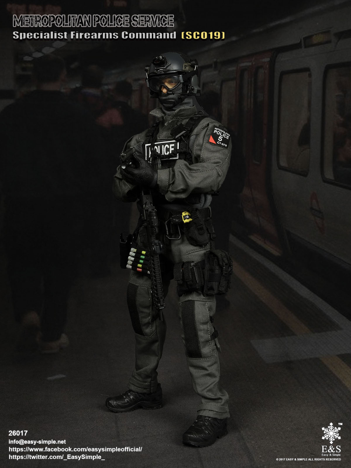 Easy&Simple 26017 British Specialist Firearms Command SCO19