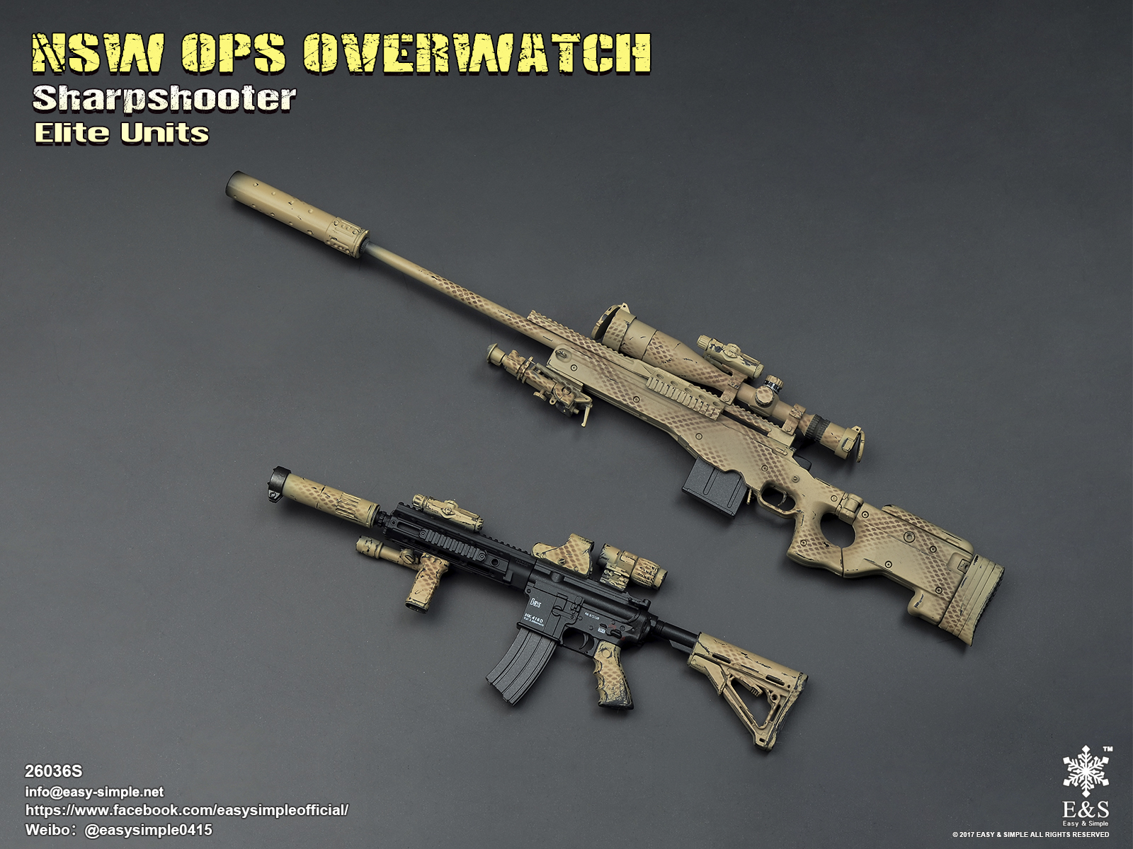 Easy&Simple 26036S NSW OPS Overwatch Sharpshooter Elite Units